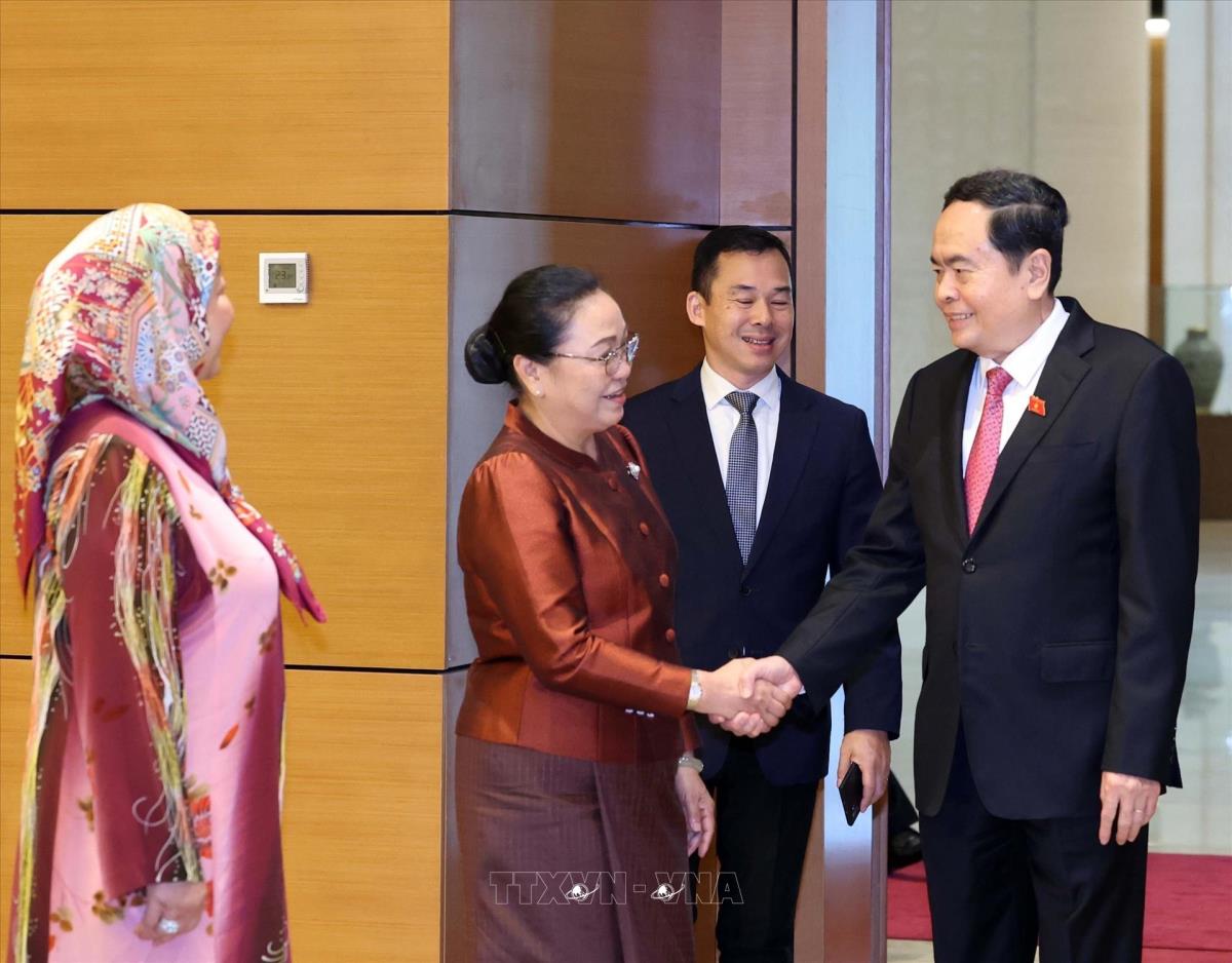 Chủ tịch Quốc hội Trần Thanh Mẫn tiếp Đại sứ, Đại biện các nước ASEAN ...