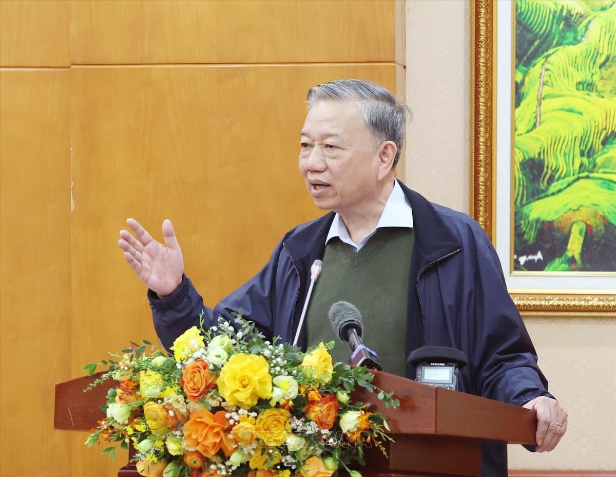 Tổng Bí thư Tô Lâm làm việc với Ban Kinh tế Trung ương