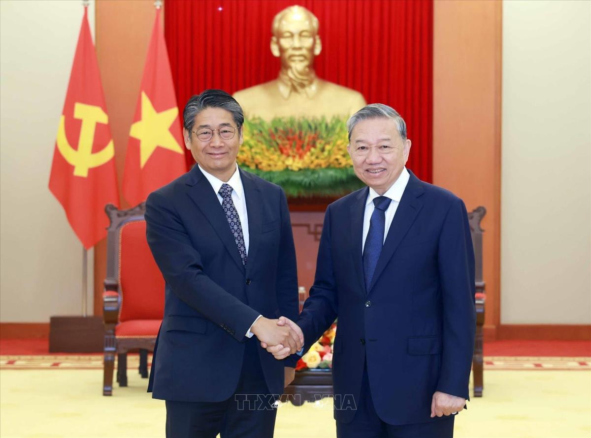 Tổng Bí thư Tô Lâm tiếp Đại sứ Nhật Bản tại Việt Nam Ito Naoki