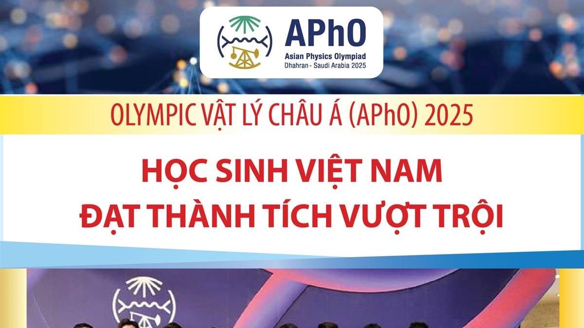 Học sinh Việt Nam đạt thành tích vượt trội tại Olympic Vật lý Châu Á ...