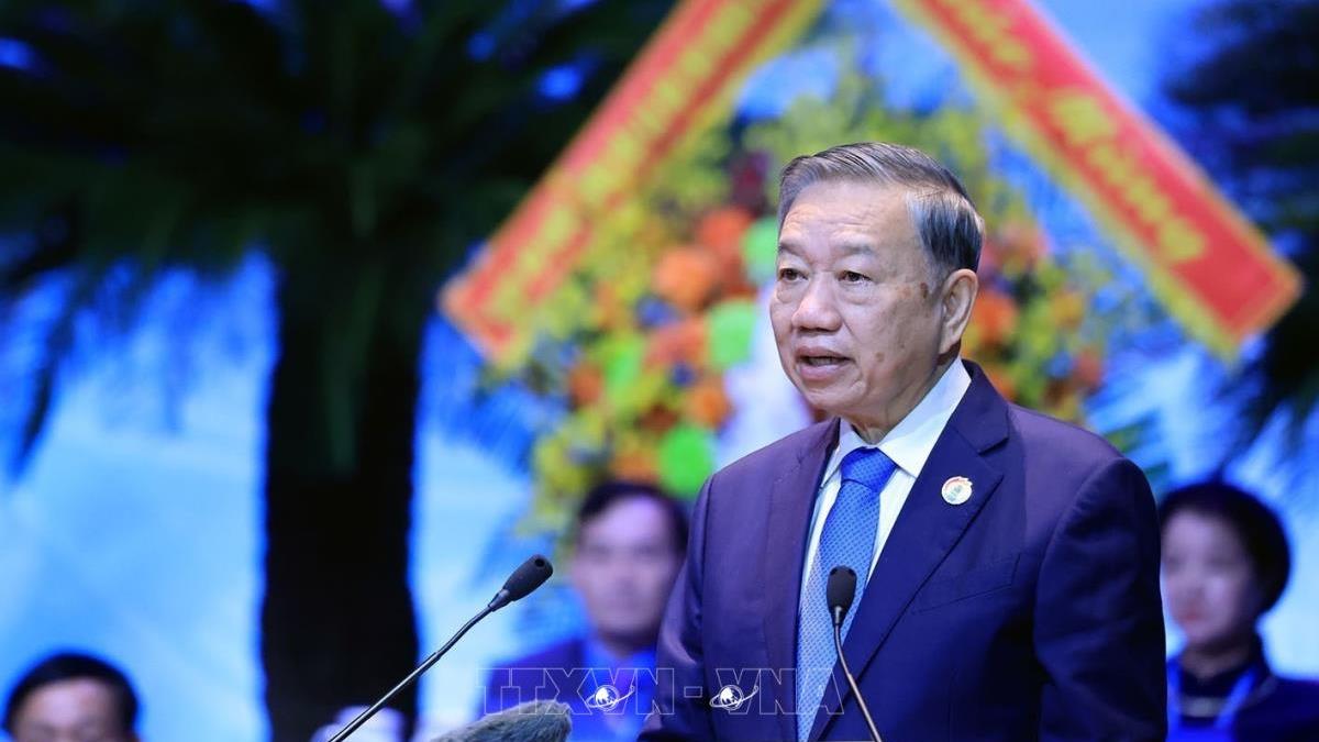 Tổng Bí thư, Chủ tịch nước Tô Lâm dự và phát biểu chỉ đạo Đại hội XIV ...