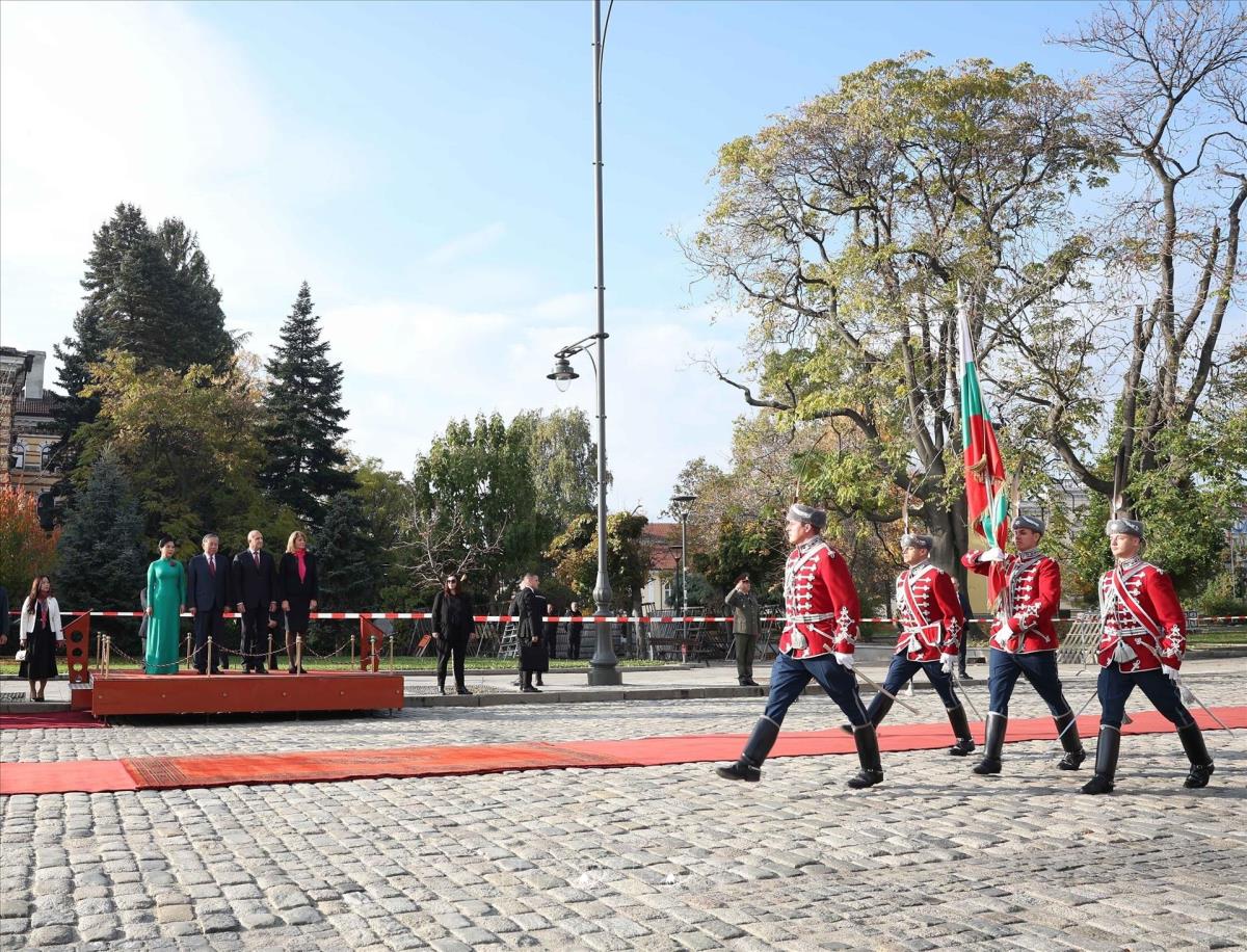 Lễ đón Tổng Bí thư Tô Lâm và Phu nhân thăm chính thức Bulgaria